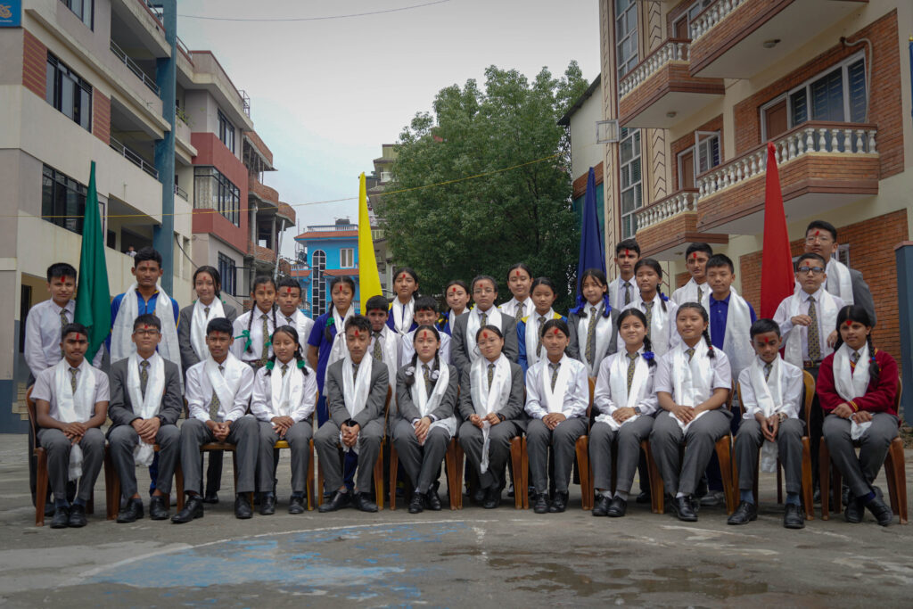 Student Council Members of GPHS – 2079 - Golden Peak High School